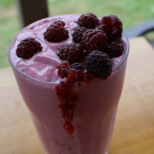 Raspberry Cream Cheese Milkshake Recipe - Cully's Kitchen