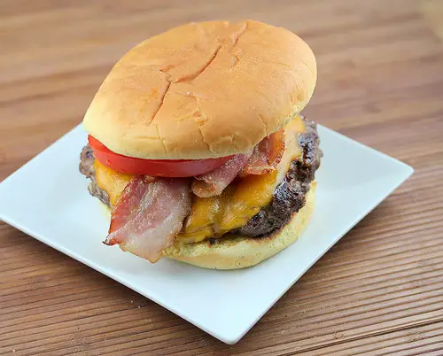 Moist and Delicious Grilled Well Done Bacon Cheese Burgers Recipe ...