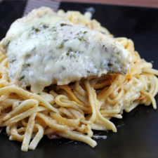 Four Cheese Chicken Alfredo Casserole - Cully's Kitchen
