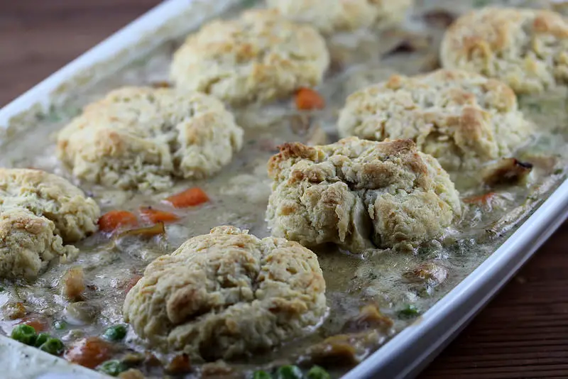 Biscuit Topped Slow Cooker Pot Pie - Cully's Kitchen