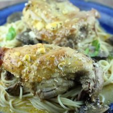 Slow Cooker Rabbit in Wine and Cream Cheese Sauce - Cully's Kitchen