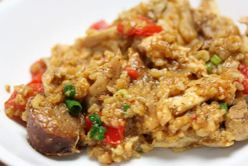 Slow Cooker Southern Style Chicken and Dirty Rice for Two - Cully's Kitchen