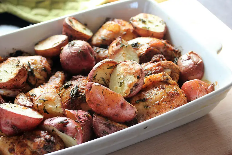 One Pan Roasted Chicken and Potatoes - Cully's Kitchen