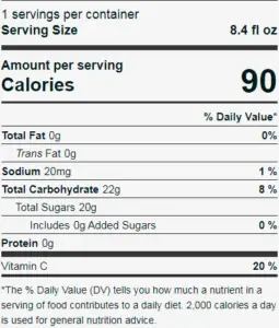 Izze Blackberry Juice Nutrition Facts - Cully's Kitchen