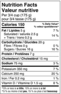 Dannon Activia Vanilla Probiotic Yogurt Nutrition Facts - Cully's Kitchen