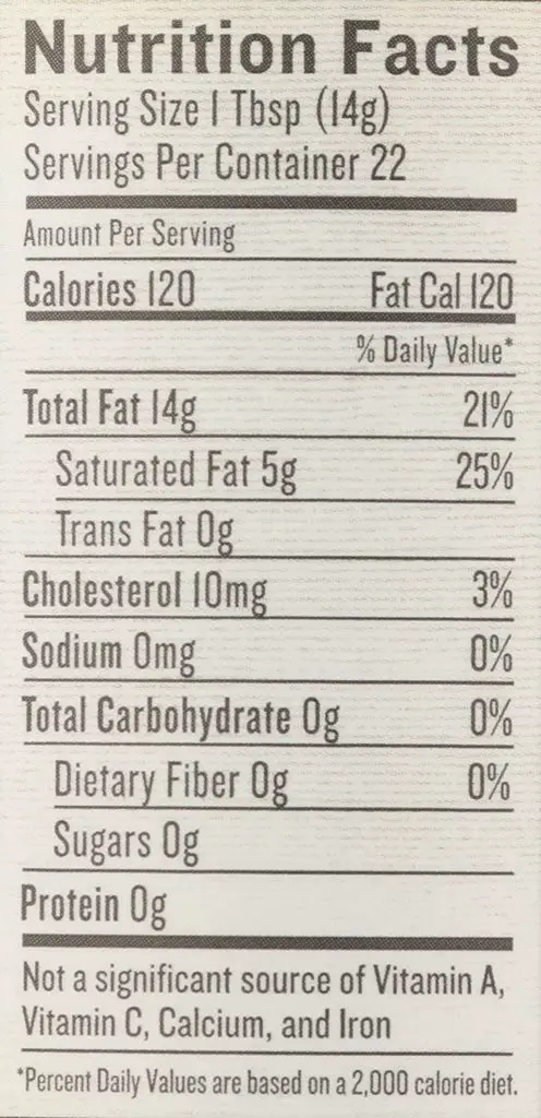 Lard Nutrition Facts - Cully's Kitchen